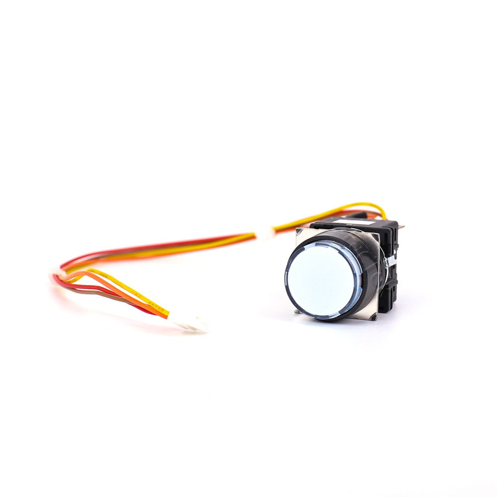 White LED Push Button Switch for JZRCR-APP01-1 Teach Pendant