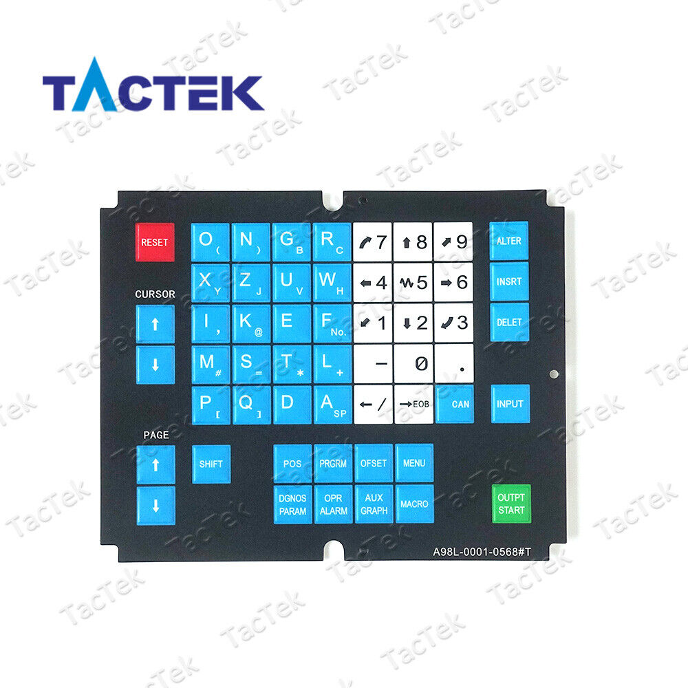 A98L-0001-0568#M for Membrane Film Keysheet Button for Fanuc A98L-0001 ...